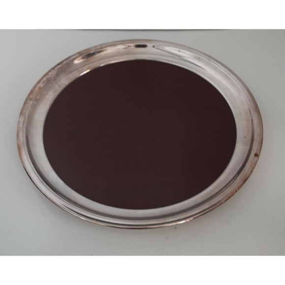 Dining | Vintage Chrome Cherry Formica Serving Tray Mid Century 12x12 ...